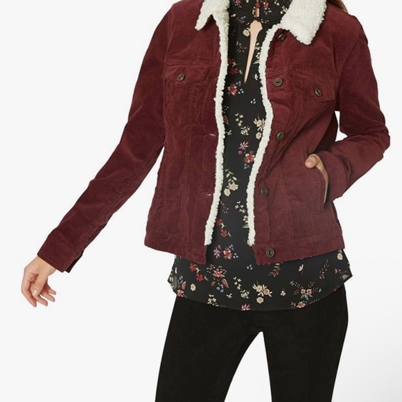 Sanctuary | Jackets & Coats | Sanctuary Freedom Fleece Trim Corduroy ...